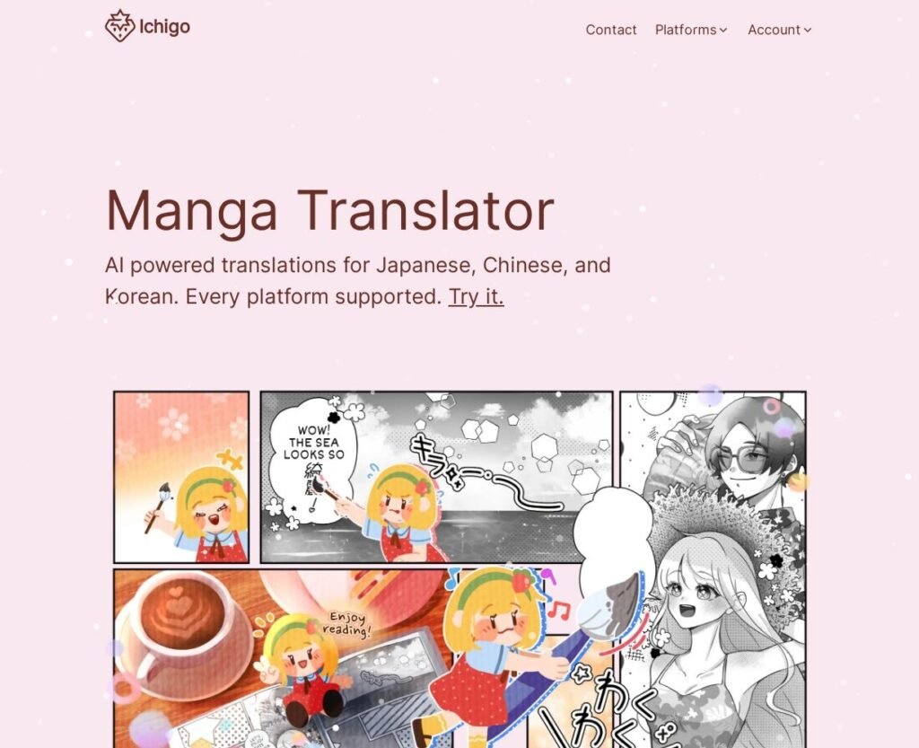 Top 5 AI-Powered Manga Translators for Seamless Reading | Aiforkids